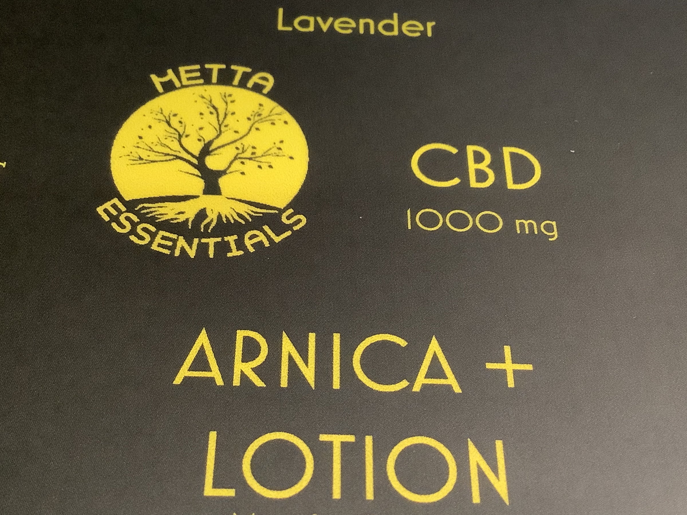 CBD/Arnica Lavender lotion