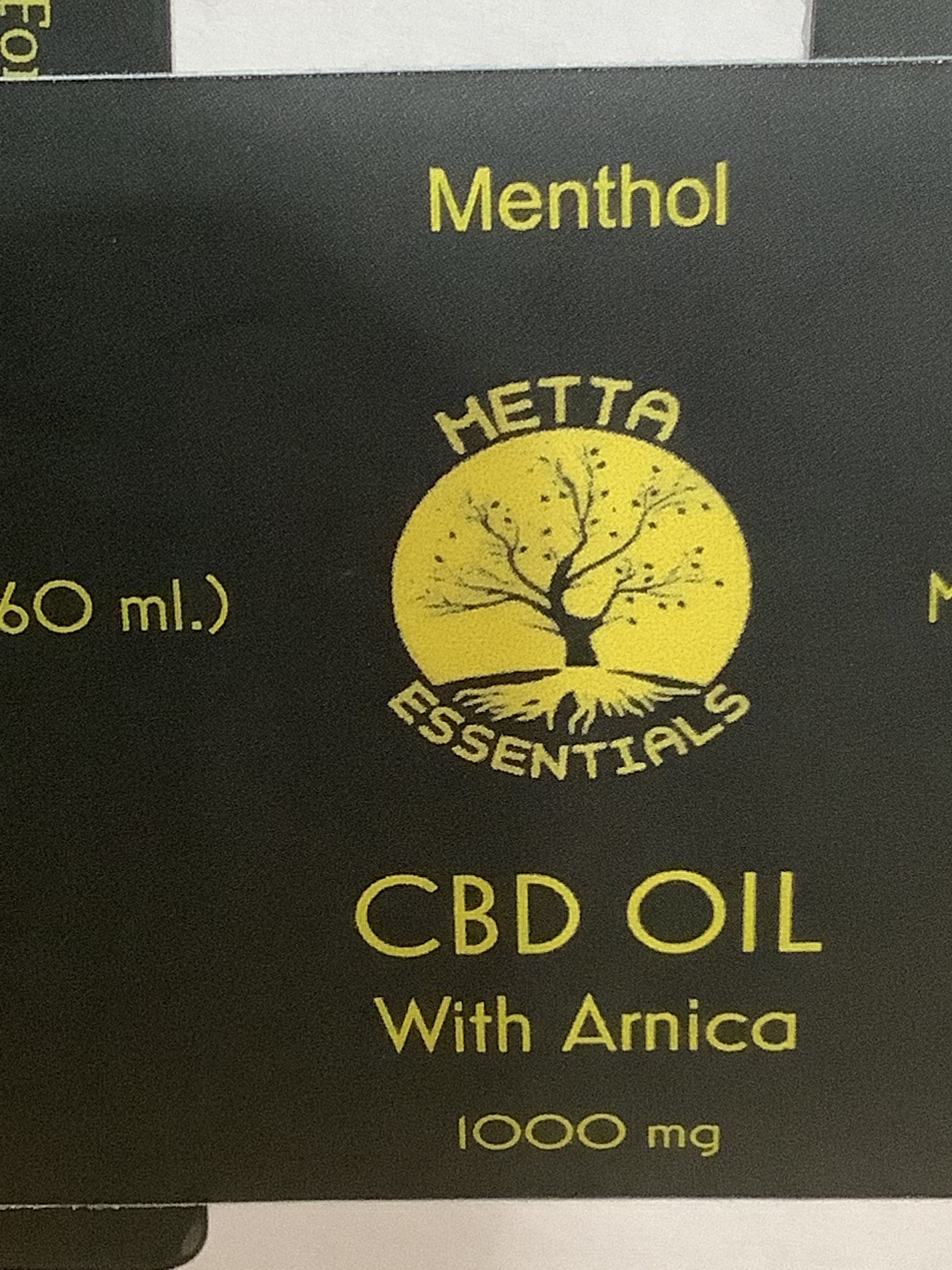 CBD/Arnica Menthol Oil